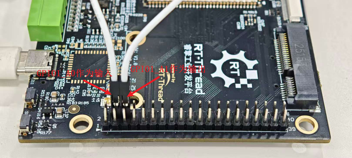 gpio 输入示例 | RuiChing