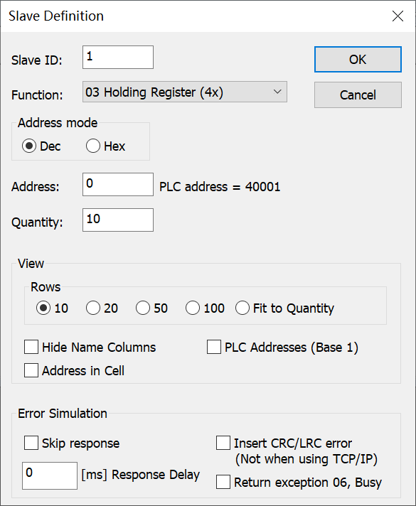 Modbus RTU 示例 | RuiChing