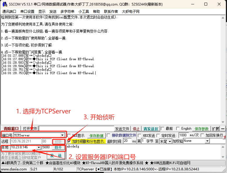 TCP 客户端 | RuiChing